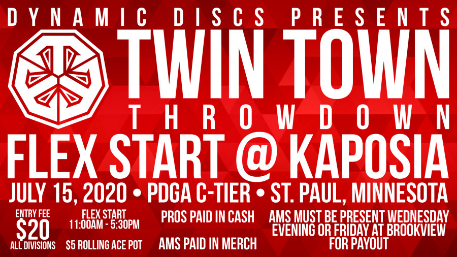 Twin Town Throwdown Flex Start@Kaposia presented by Dynamic Discs (2020 ...
