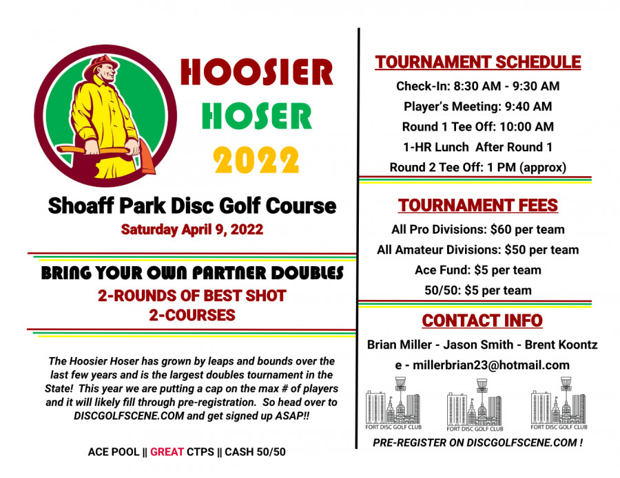 2022 Hoosier Hoser (2022, Fort Disc Golf Club) · Disc Golf Scene