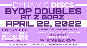 Dynamic Discs BYOP Doubles @ Z Boaz DGC (2022, Dynamic Discs Carrollton ...