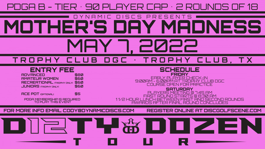 Dynamic Discs Presents the Mother's Day Madness (Advanced, Rec, and ...