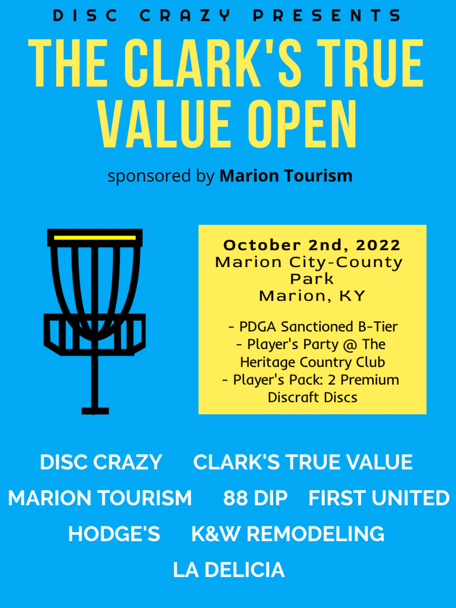 The Clark's True Value Open Sponsored by Marion Tourism Presented by ...