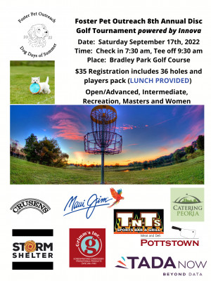 Foster Pet Outreach Dog Days of Summer Disc Golf Tournament powered by ...