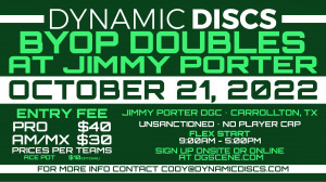 Dynamic Discs BYOP Doubles @ Jimmy Porter Park (2022, Dynamic Discs ...