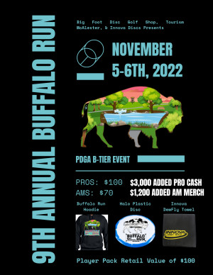 9th Annual Buffalo Run presented by Big Foot Disc Golf Shop & Powered ...