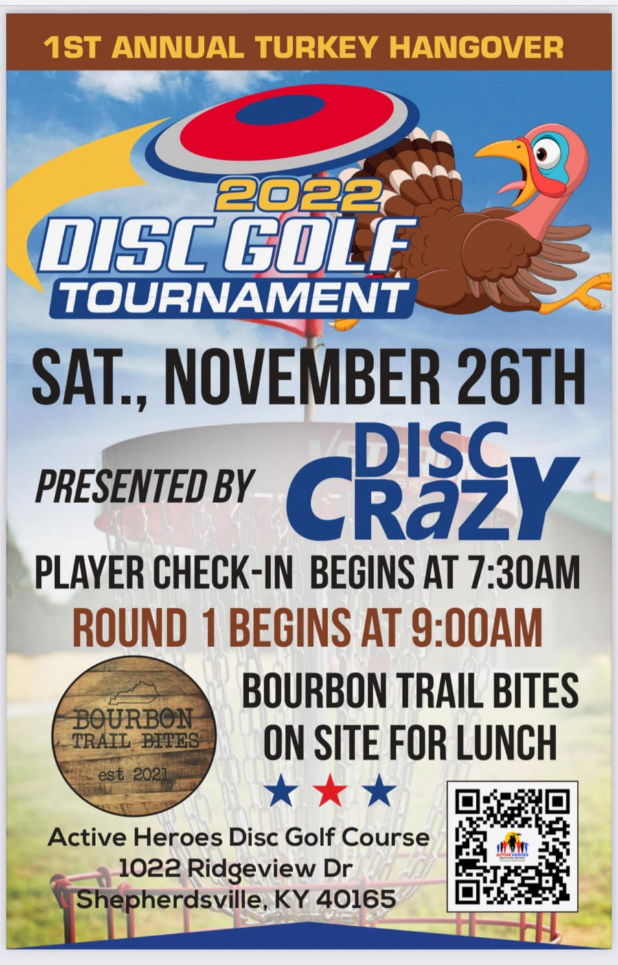 The First Annual Turkey Hangover @ Active Heroes Presented by Disc ...