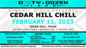 Dynamic Discs Presents The Cedar Hill Chill (ADV, REC, & JR) (2023 ...