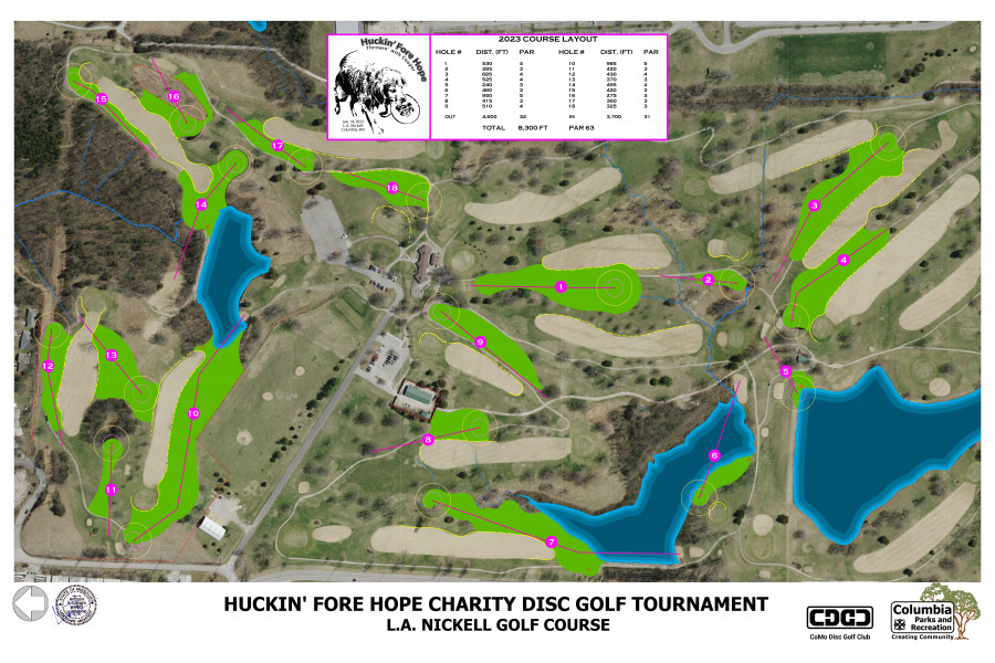Huckin' Fore Hope (2023, CoMo Disc Golf Club) · Disc Golf Scene