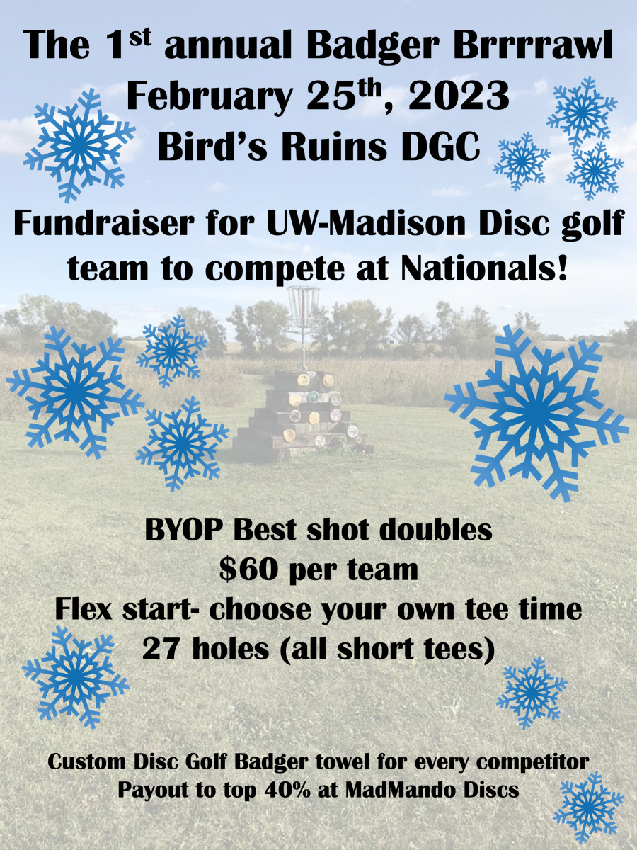 The Badger Brrrrawl (2023, Disc Golf Badgers) · Disc Golf Scene