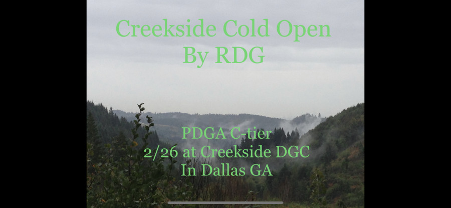 Creekside Cold Open (2023, Red Top Disc Golf) · Disc Golf Scene