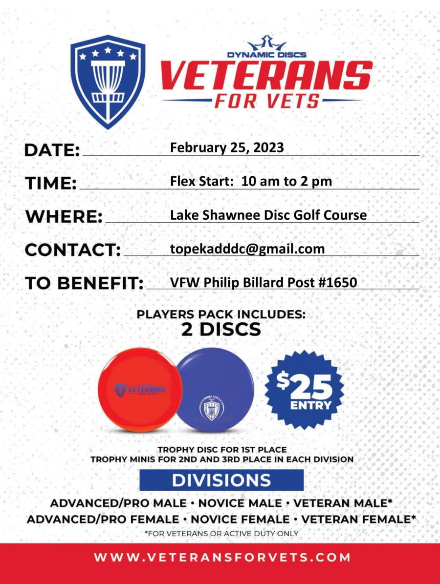 Veterans for Vets by Dynamic Discs and Presented by Dawn to Dusk Disc ...