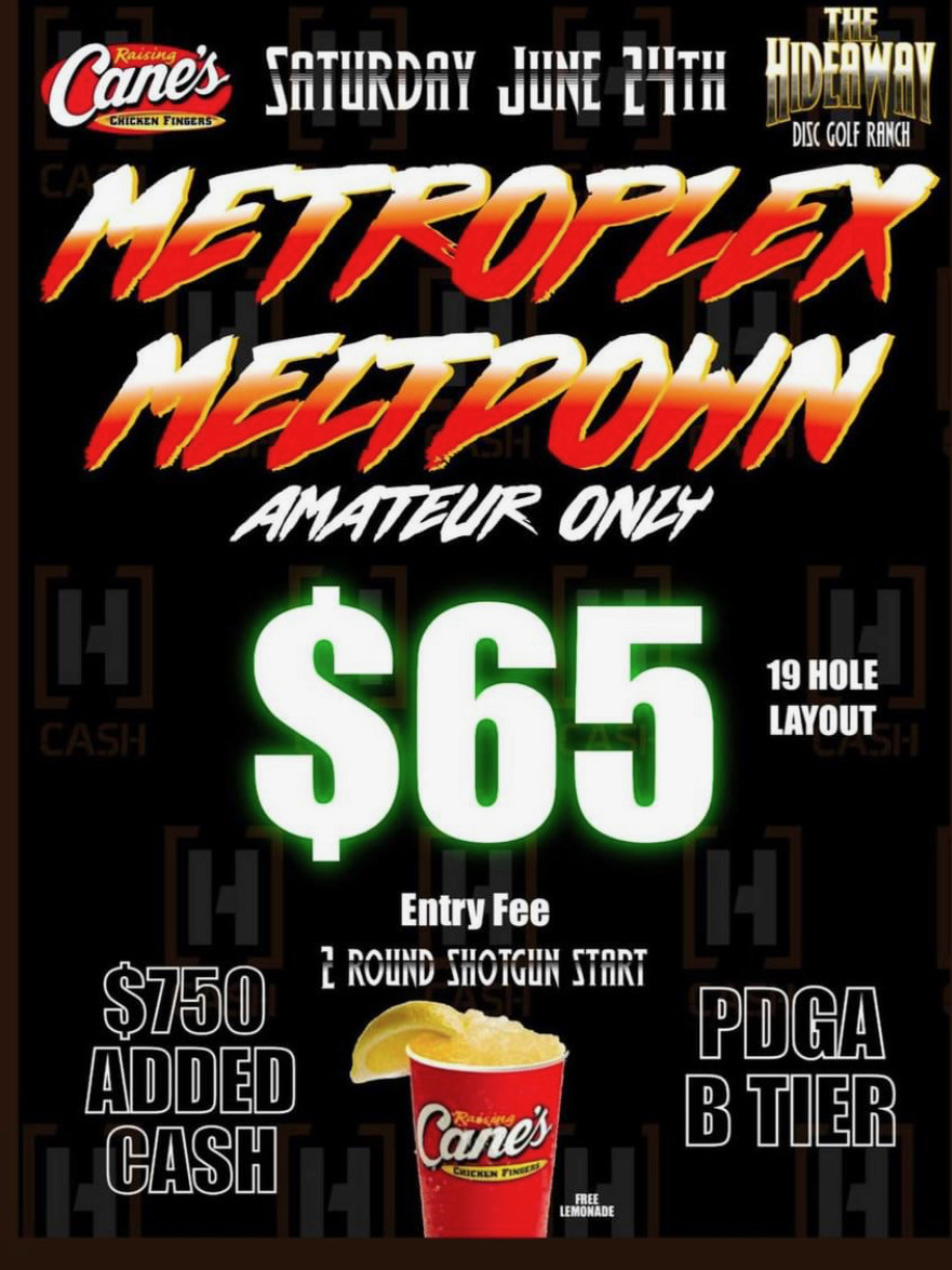 Metroplex Meltdown (2023, The Hideaway DGC / Joe Whiddon) · Disc Golf Scene
