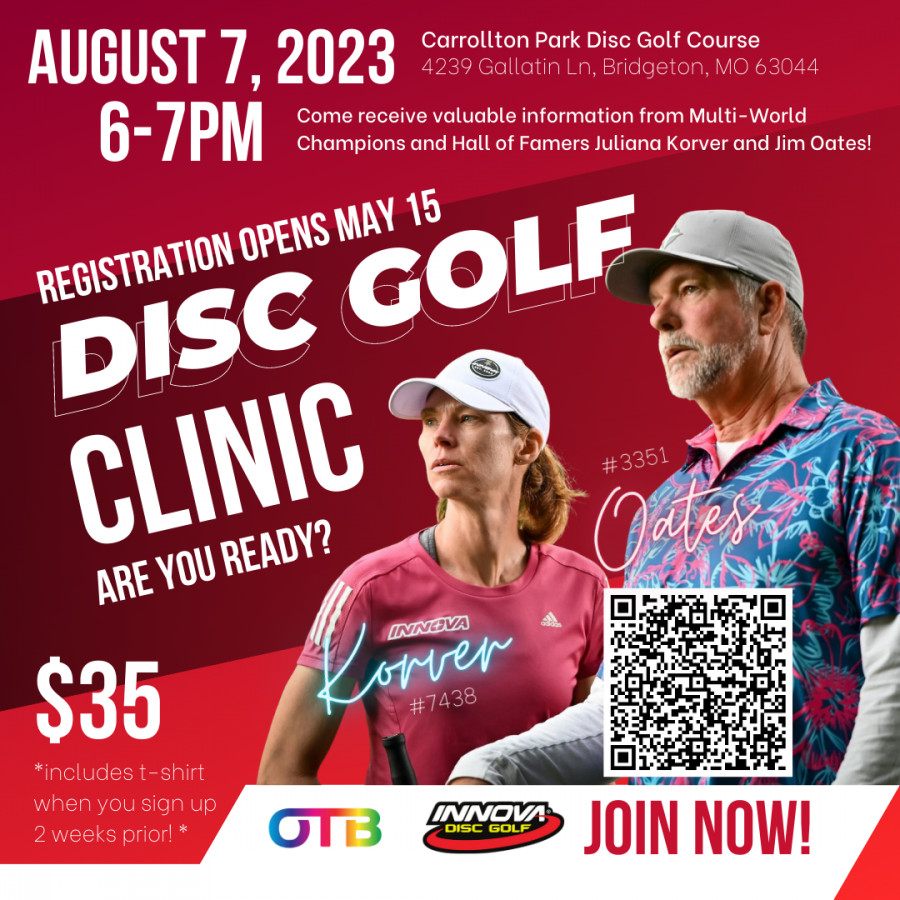 Disc Golf Clinic with Multi world Champions Juliana Korver and Jim ...