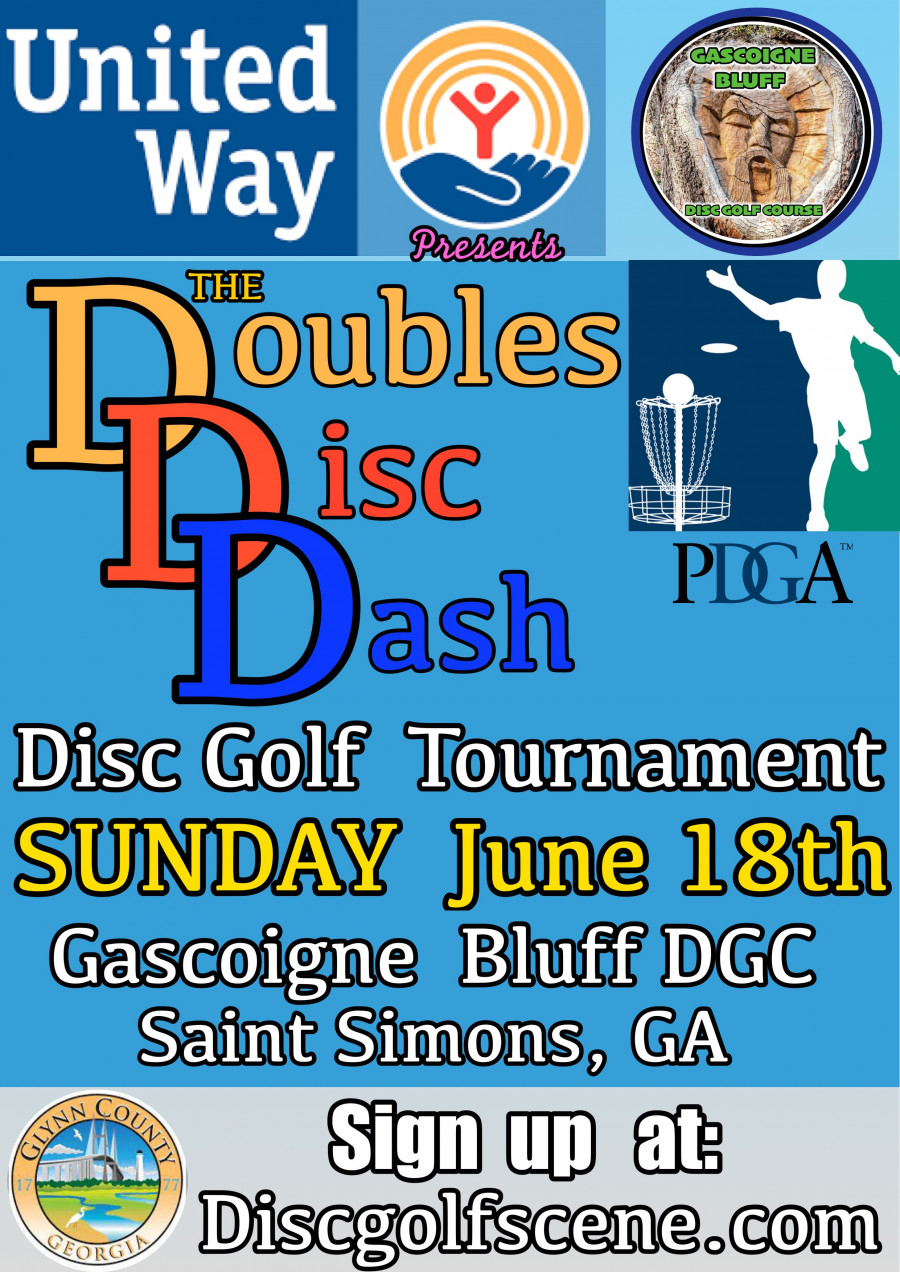 United Way Doubles Disc Dash (2023, Gascoigne Bluff DGC) · Disc Golf Scene