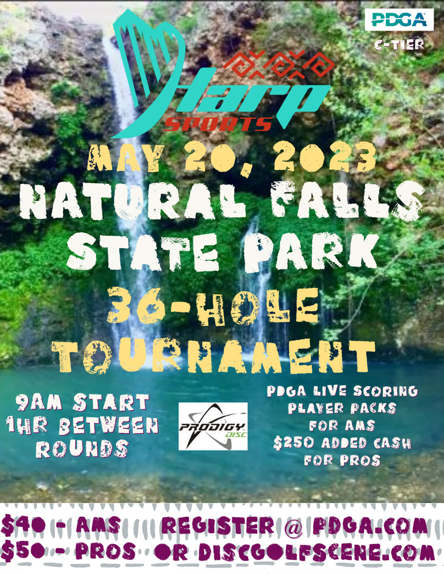 Harp Sports Presents: Natural Falls State Park Disc Golf Tournament ...