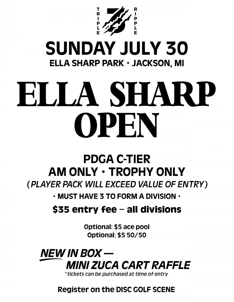 Ella Sharp Open (2023, Triple Ripple Disc Golf) · Disc Golf Scene