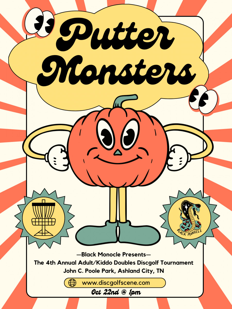 Putter Monsters 4 (2023, Black Monocle) · Disc Golf Scene