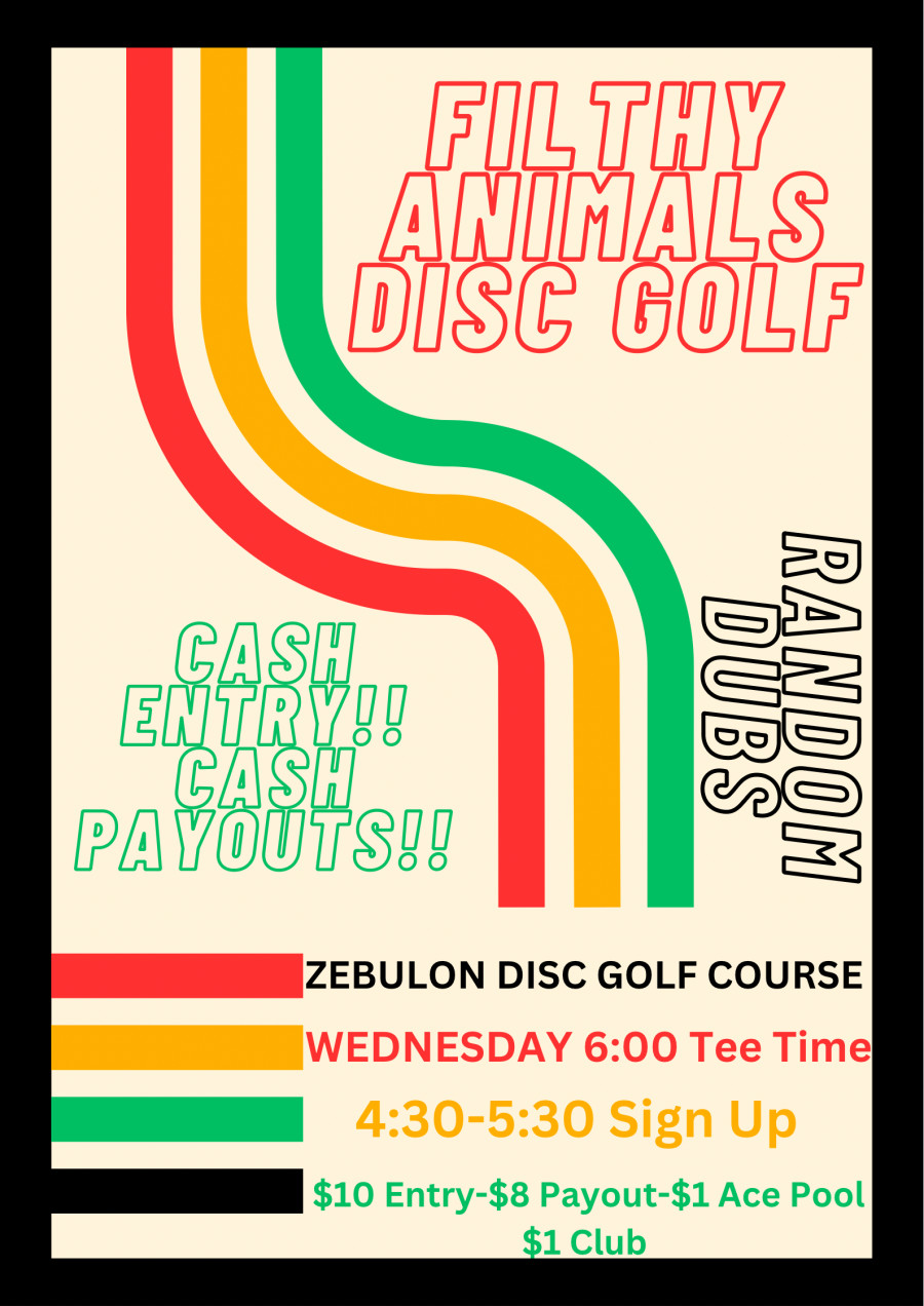 Filthy Animals DG Random Dubs (2023, Filthy-Animals-Disc-Golf-Club ...