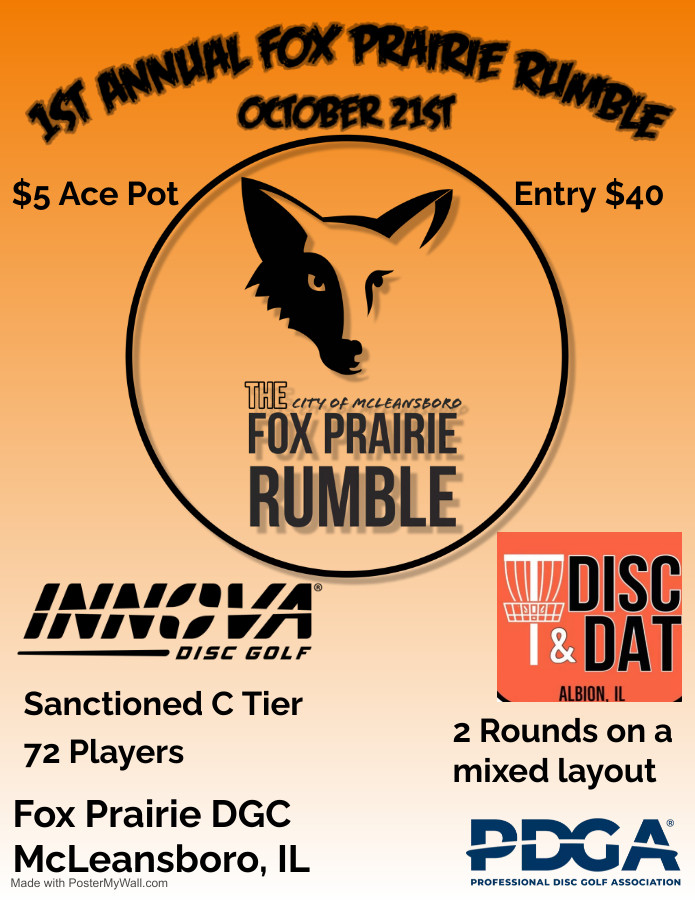 The Fox Prairie Rumble Sponsored By Disc And Dat (2023, Fox Prairie ...