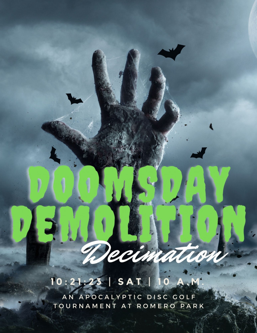 The Doomsday Demolition Decimation (2023, Justin Zeman) · Disc Golf Scene