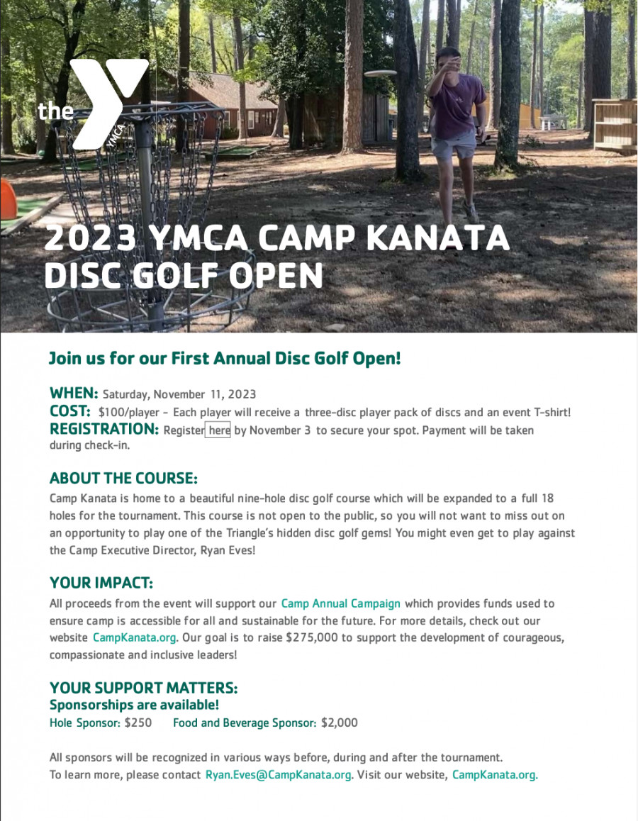 2023 YMCA Camp Kanata Disc Golf Open Presented by Innova (2023, YMCA ...