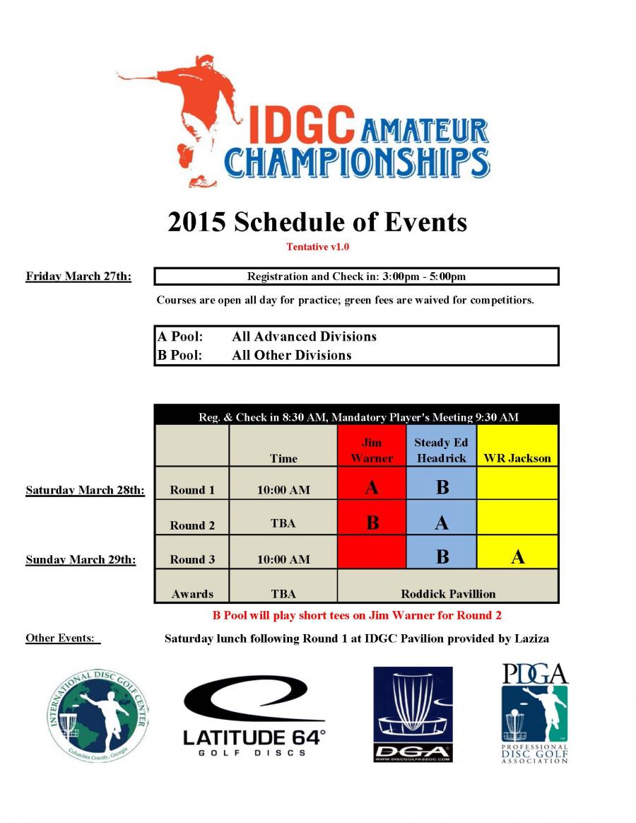 IDGC Amateur Championships sponsored by Latitude 64 (2015, IDGC) · Disc ...