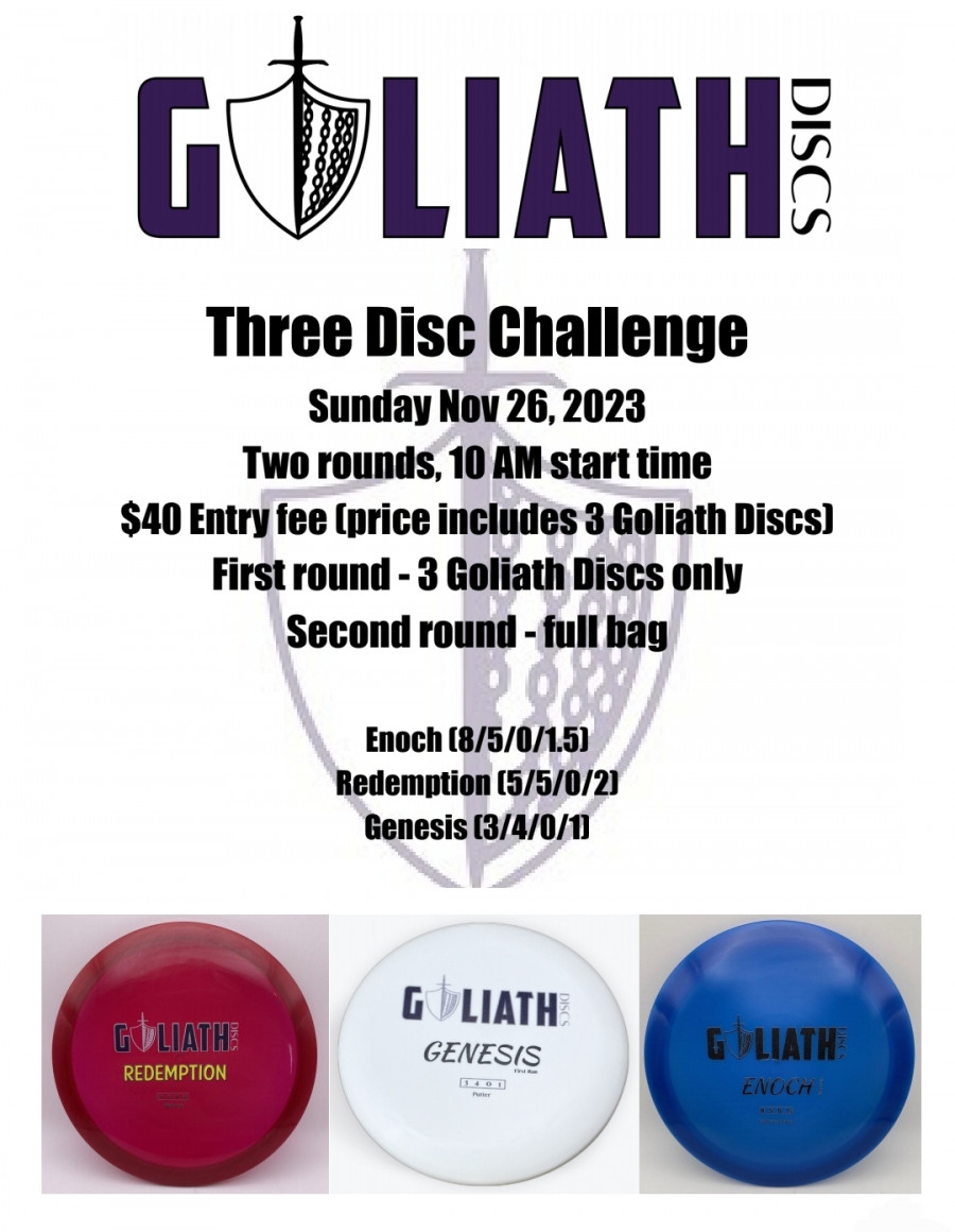 Goliath Three Disc Challenge (2023, Team Pin High) · Disc Golf Scene