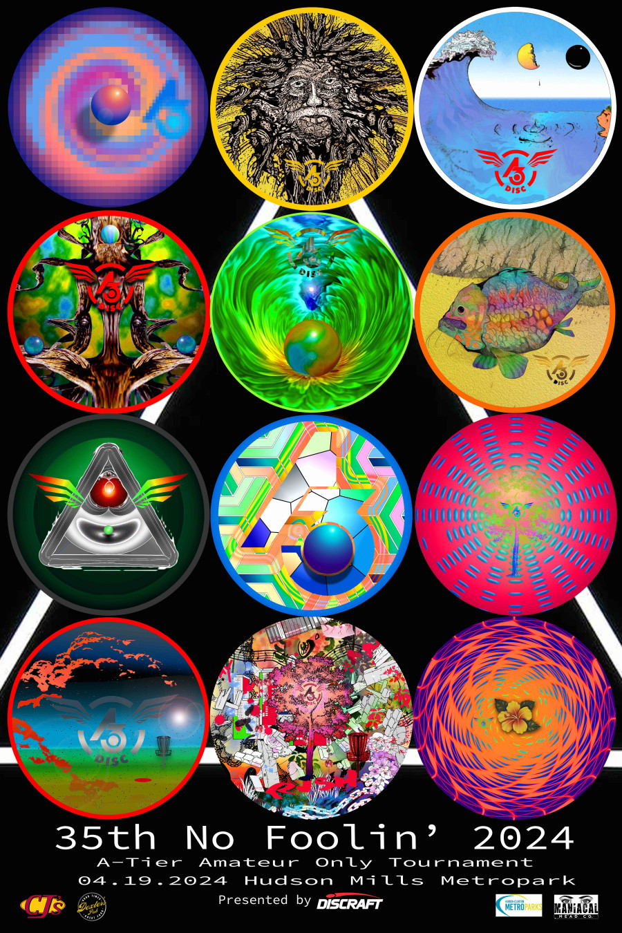 35th Annual No Foolin' Tournament presented by Discraft (2024, Ann Arbor Area Disc Induced ...