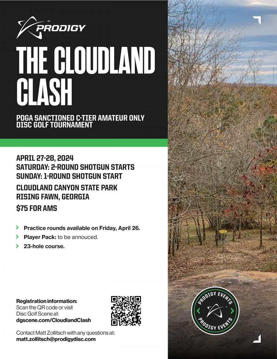 Prodigy presents The Cloudland Clash (2024, Prodigy Disc, Inc.) · Disc Golf Scene