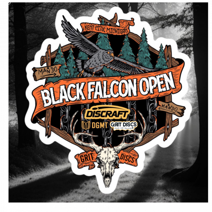 DGMT - Discraft Presents The Black Falcon Masters Generated By Grit Discs (2024, Callie McMorran ...