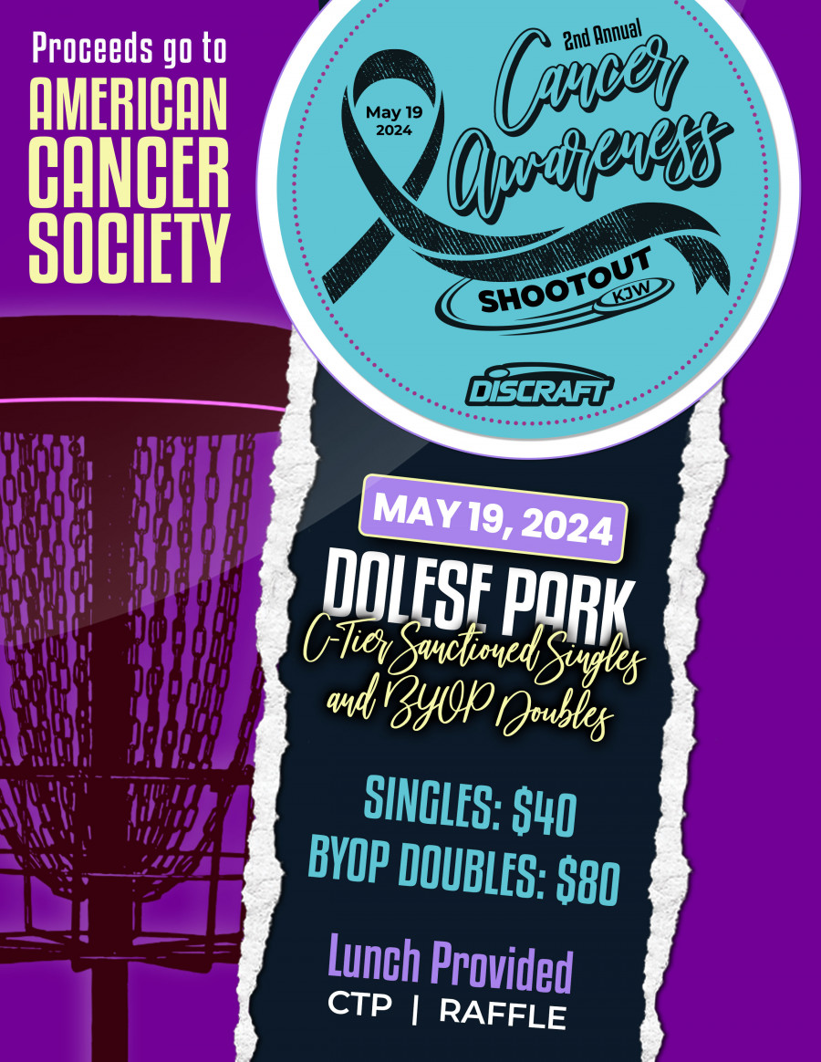 2nd Annual Cancer Awareness Shootout SINGLES (2024, Chilly mack) · Disc ...