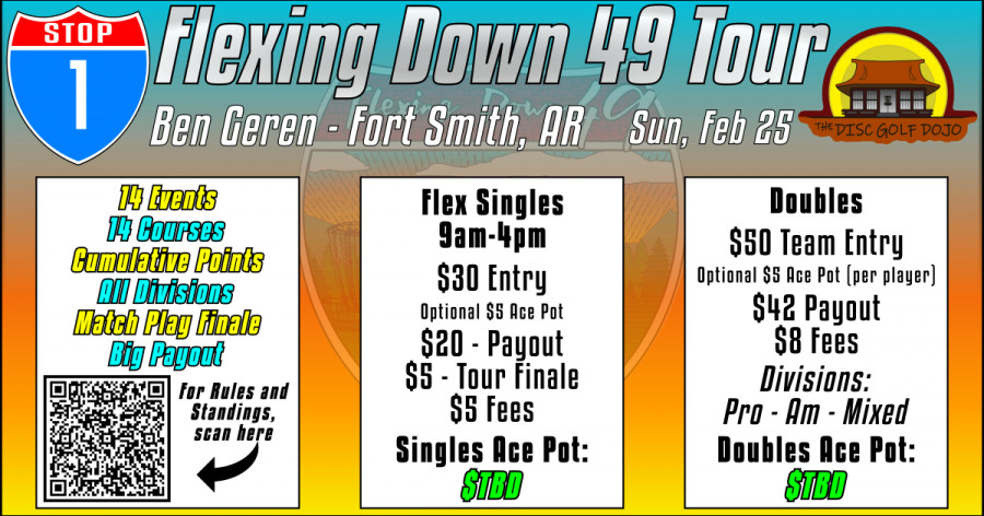 Flexing Down 49 Tour Stop #2 - Ben Geren (2024, The Disc Golf Dojo ...