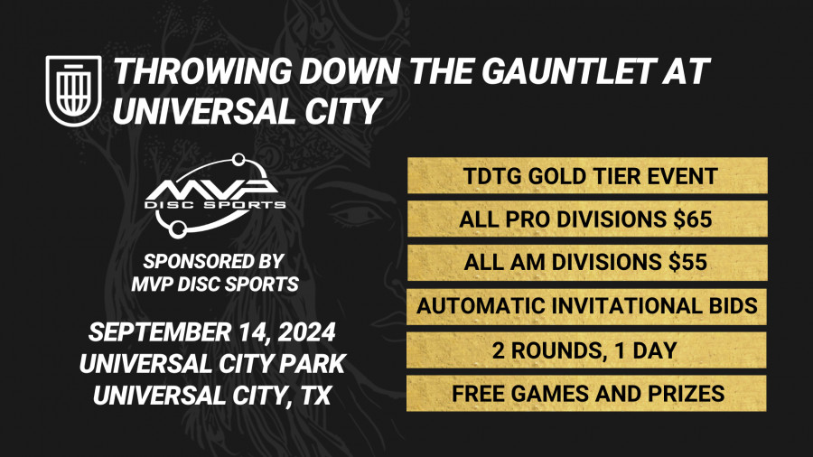 Throwing Down the Gauntlet at Universal City, (GOLD) Sponsored by MVP ...