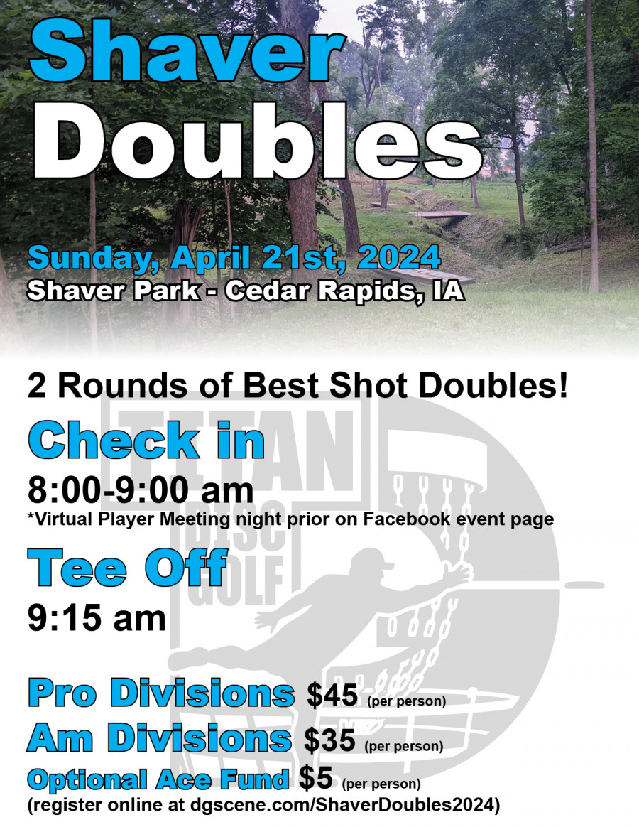 Shaver Doubles 2024 (2024, Titan Disc Golf) · Disc Golf Scene
