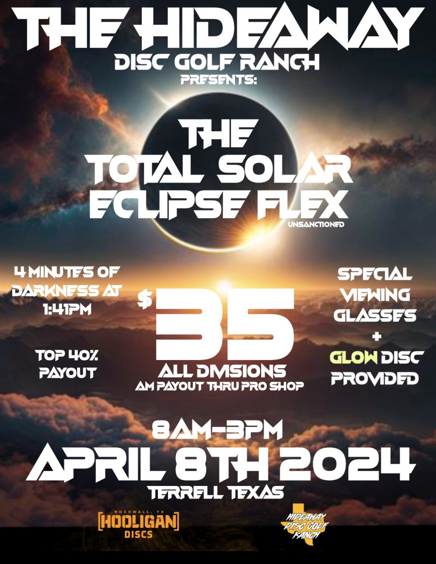 The Total Solar Eclipse Flex Powered by Hooligan Discs (2024, The ...