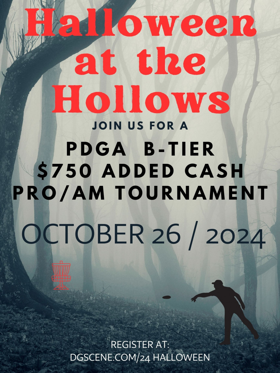Halloween at the Hollows · Disc Golf Scene
