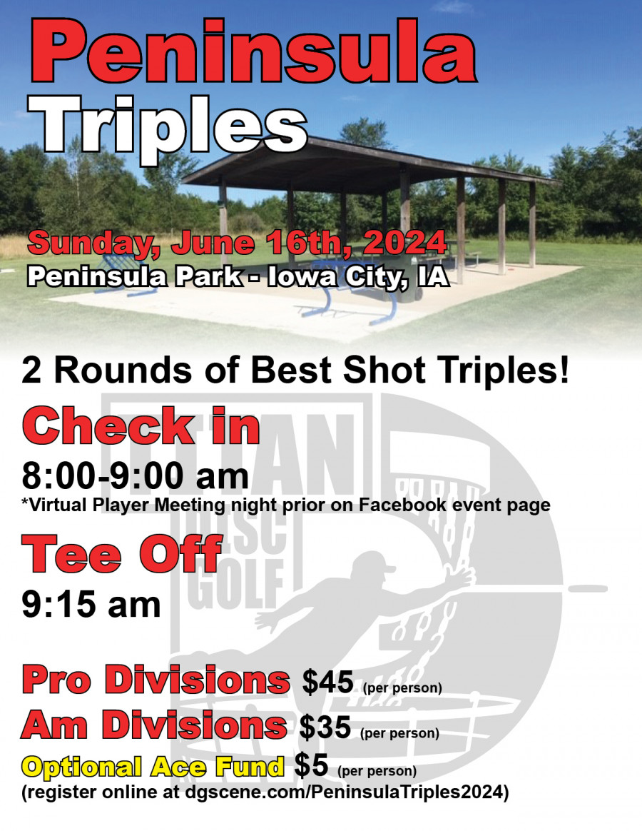 Peninsula Triples 2024 (2024, Titan Disc Golf) · Disc Golf Scene