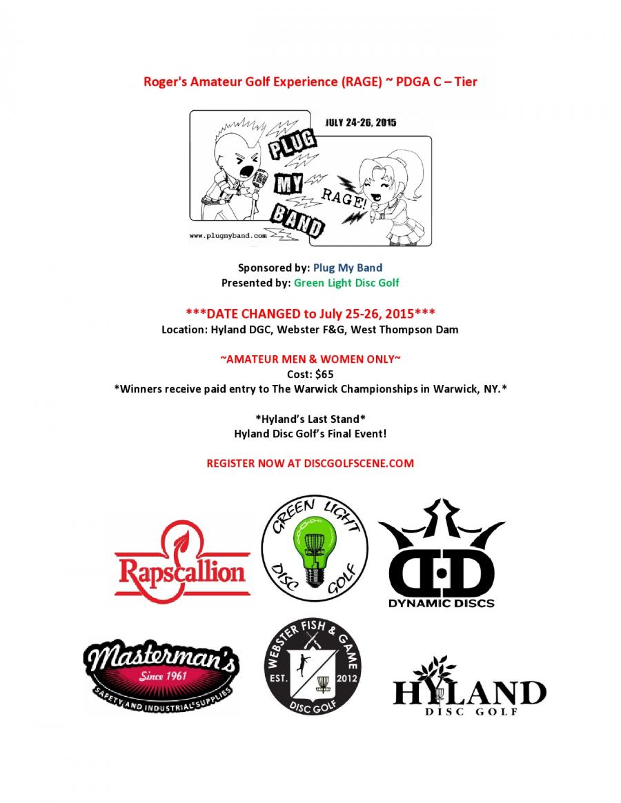 Roger's Amateur Golf Experience (RAGE) - Sponsored by Plug My Band ...