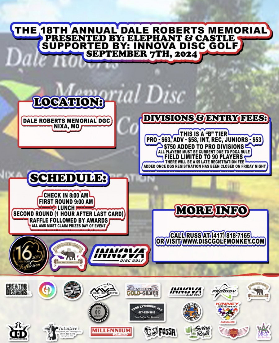 Elephant & Castle presents: The 18th Annual Dale Roberts Memorial ...