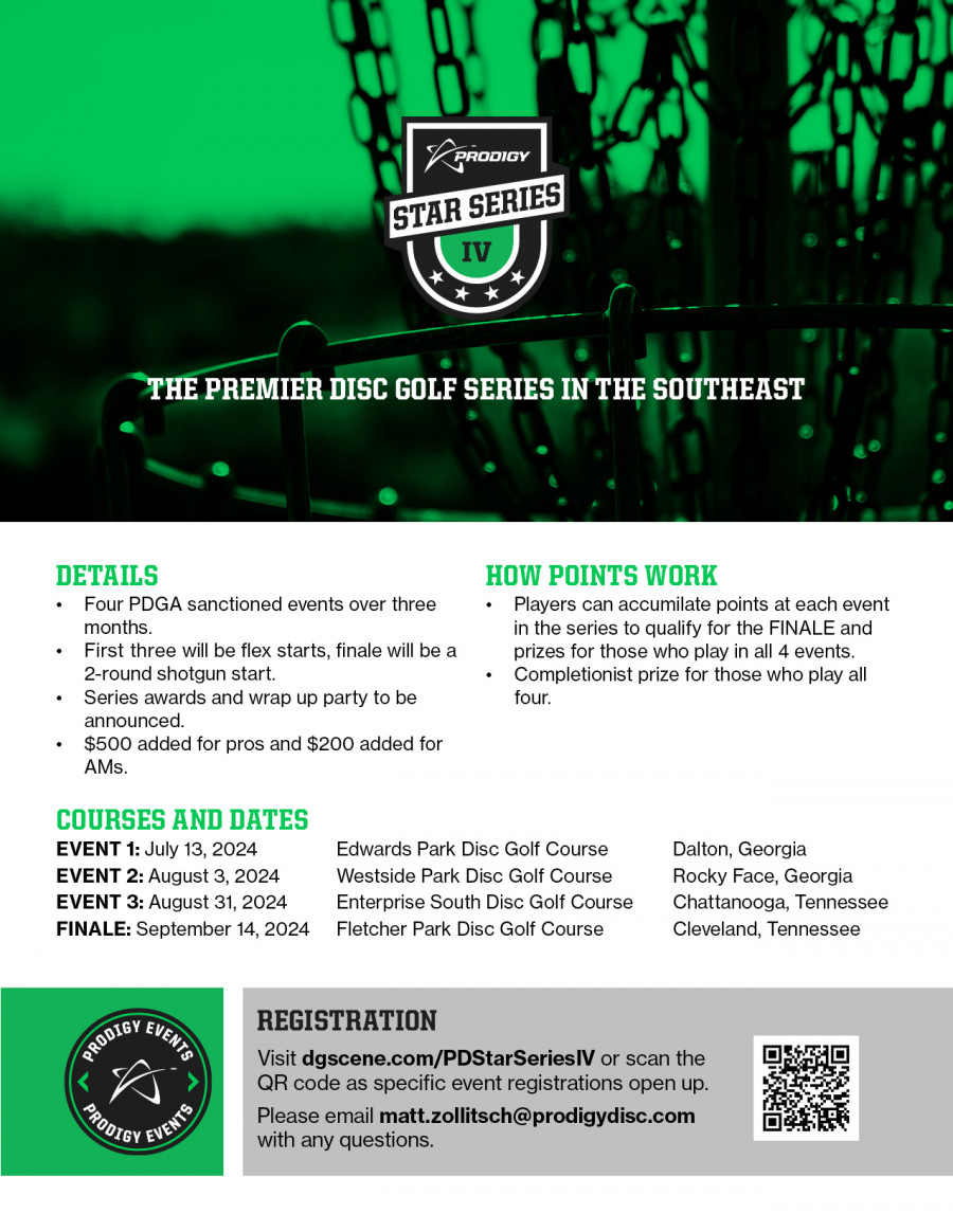 Prodigy Star Series IV - #1 Edwards Park (2024, Prodigy Disc, Inc ...