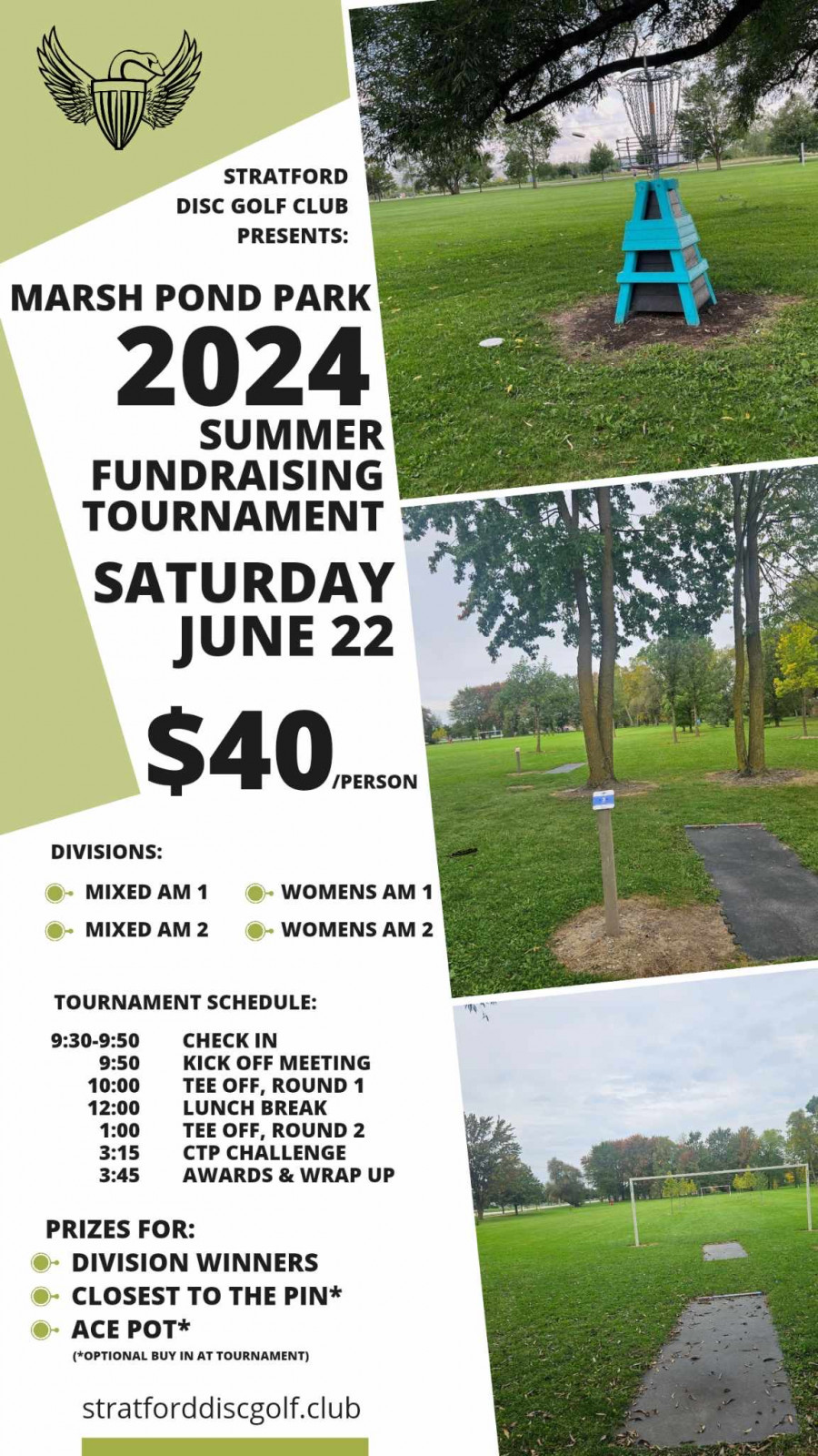 Stratford Disc Golf Club Summer Classic (2024, Stratford Disc Golf Club ...