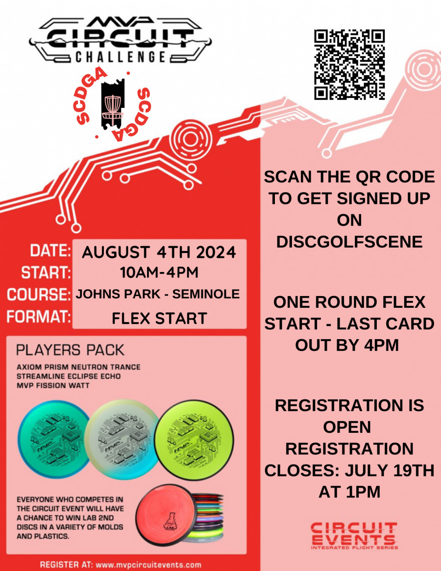 SCDGA Presents the Second Annual MVP Circuit Challenge 2024 (2024 ...