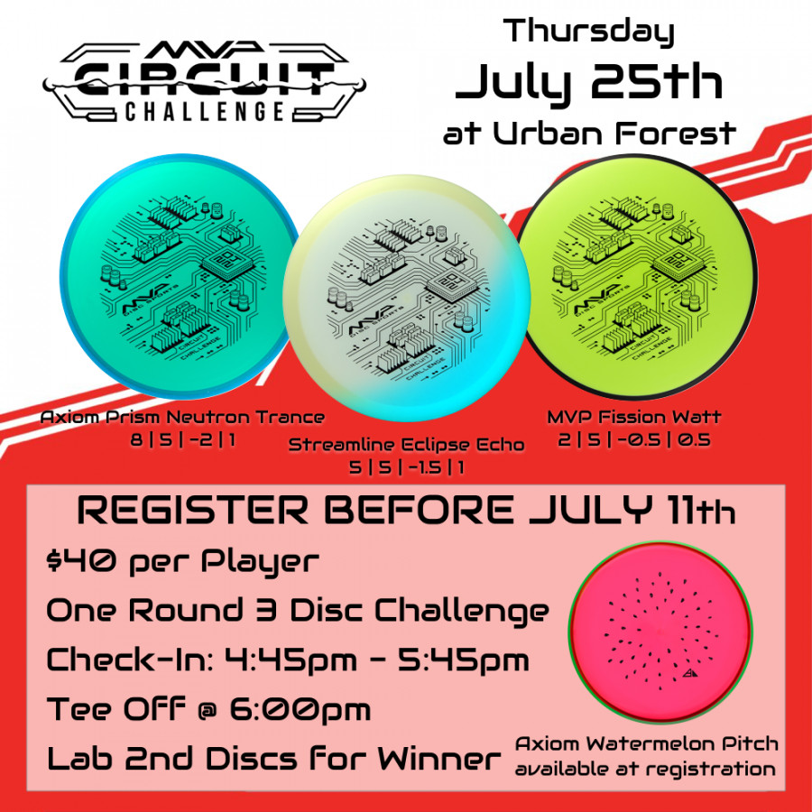 MVP Circuit Challenge at Urban Forest (2024, Austin Wright) · Disc Golf Scene