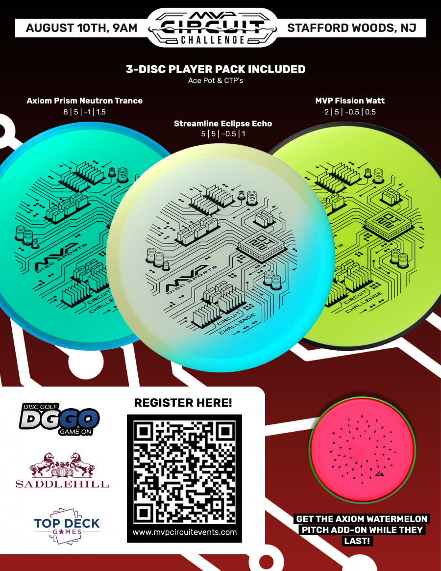 MVP Circuit Challenge - Stafford Woods (2024, Brandon McFarlane) · Disc Golf Scene