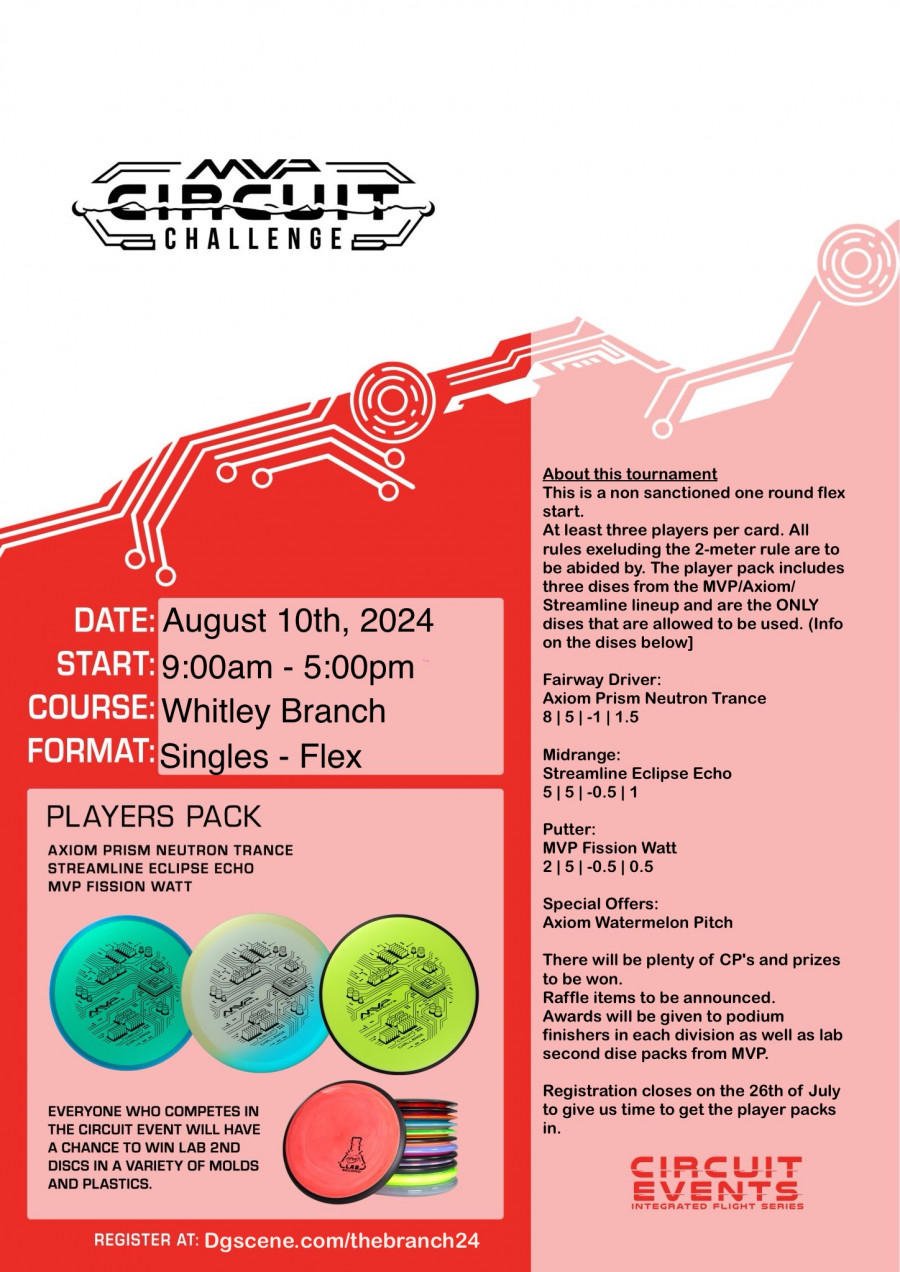 MVP Circuit Challenge At The Branch (2024, Jacob Rush) · Disc Golf Scene