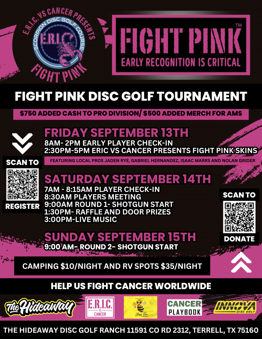 E.R.I.C. vs. Cancer presents Fight Pink Supported by Innova (2024, The ...