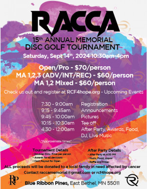 15th Annual Racca Memorial (2024, Nick Racca Memorial) · Disc Golf Scene