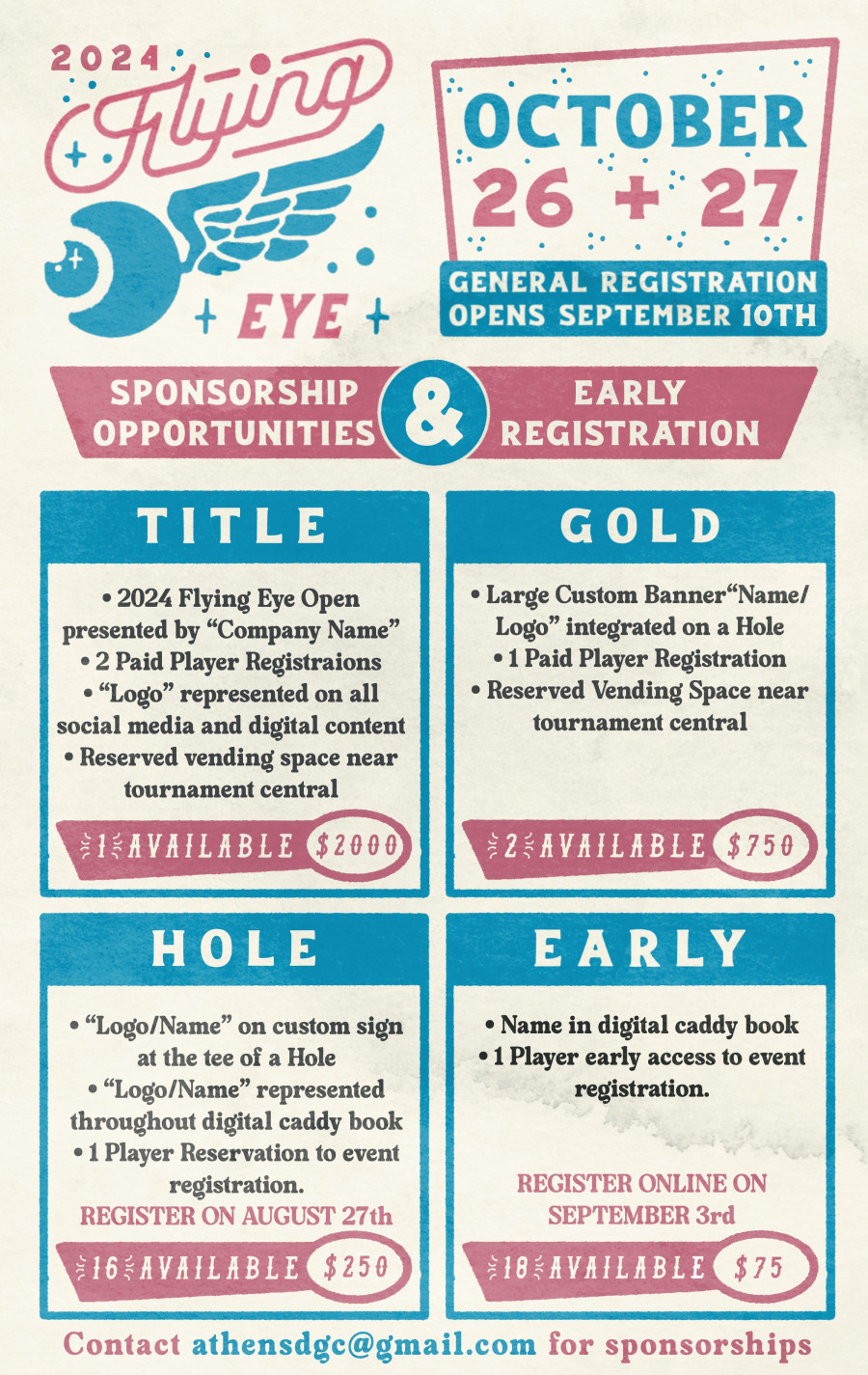 2024 Flying Eye Open (2024, Athens Disc Golf Club, Inc.) · Disc Golf Scene