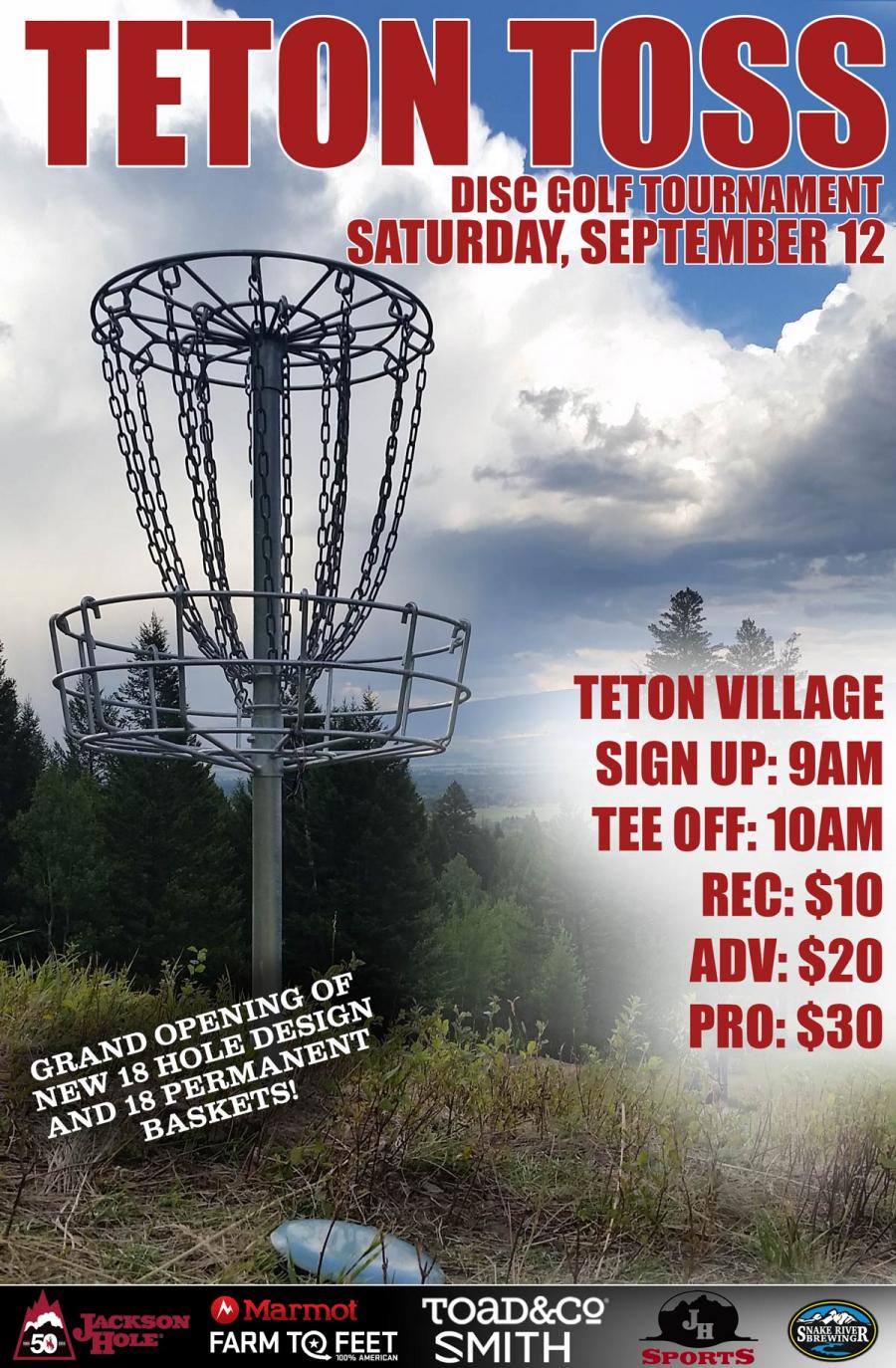 Teton Toss (2015, The Teton Throwers - Jackson Hole DGC) · Disc Golf Scene