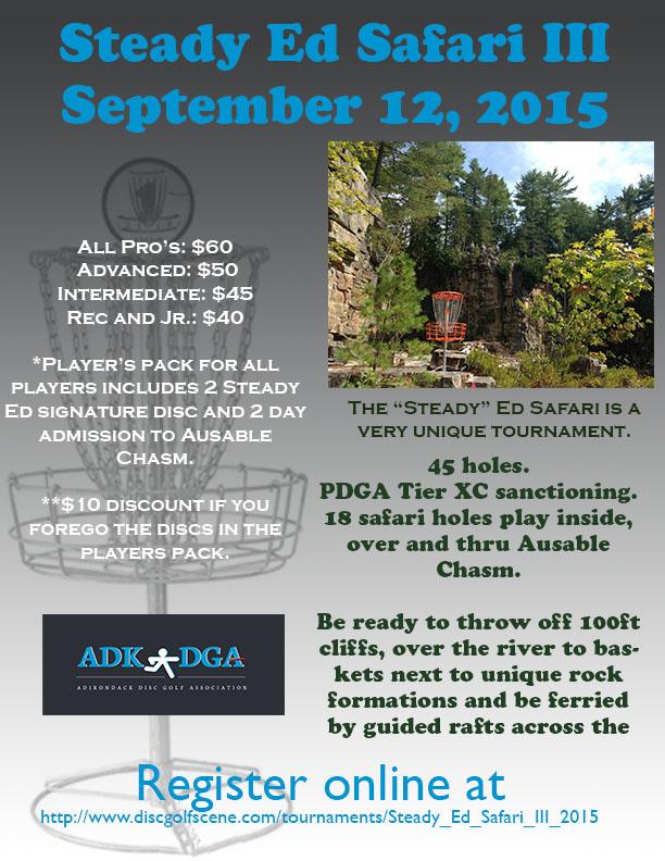 Steady Ed Safari III (2015, Adirondack Disc Golf Association) · Disc ...