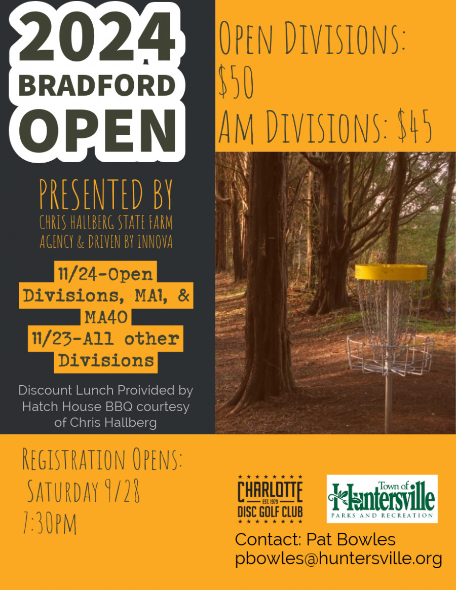 The Bradford Open Presented by Chris Hallberg State Farm Insurance ...